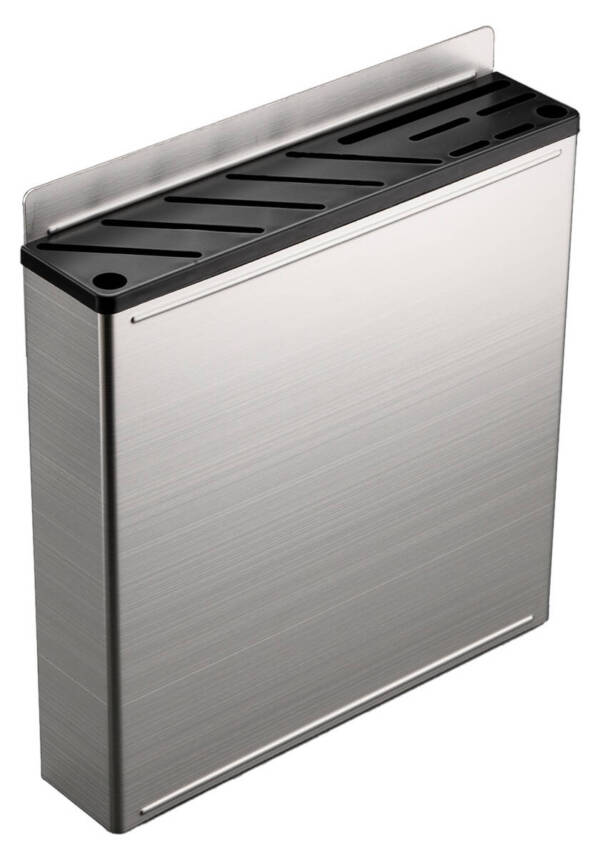 12″ Stainless Steel Knife Rack - CCS Cutlery