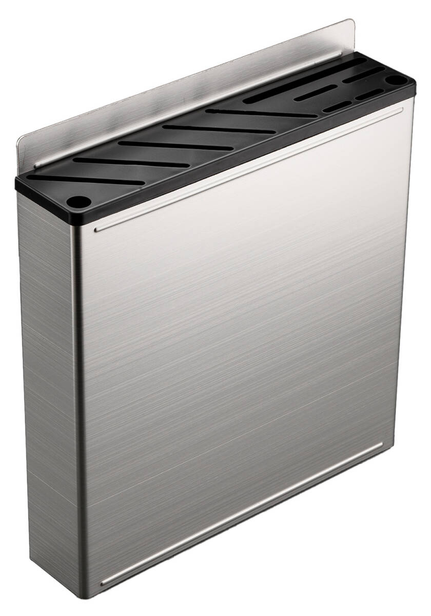 12″ Stainless Steel Knife Rack - CCS Cutlery